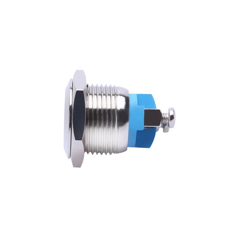 16mm Waterproof Momentary Stainless Steel Metal Push Button Switch Flat ...