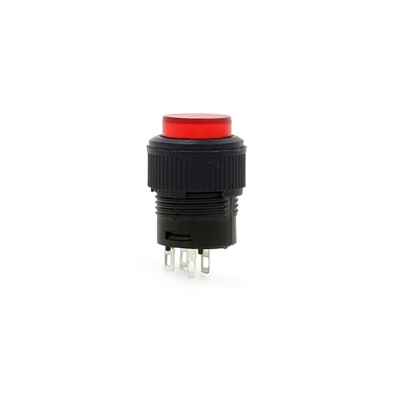 16mm 4PIN LED Lamp Momentary Push Button Switch - Push Button ...