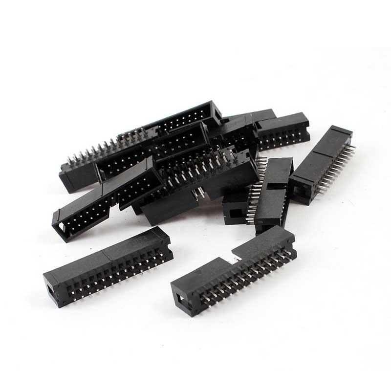 2x13 Pins 2.54mm Pitch Straight Connector Pin IDC Box Headers - Detail ...