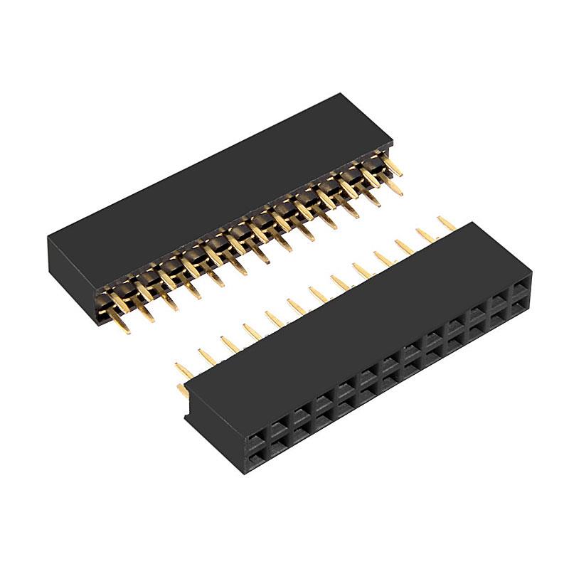 2.54mm Pitch 2x13-Pin Double Row Straight Connector Female Pin Header ...