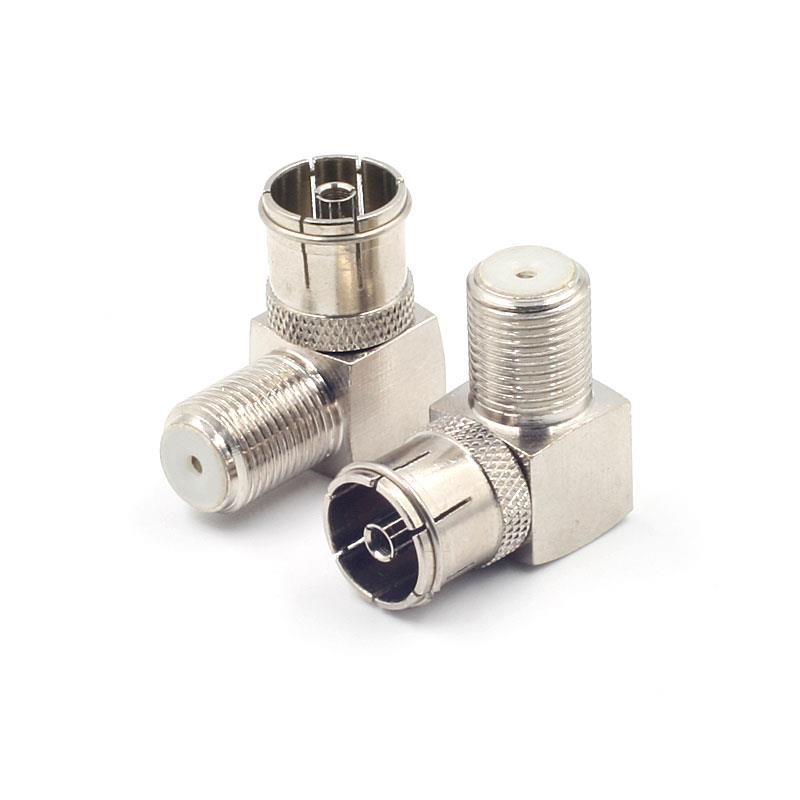 F Female to IEC PAL DVB-T TV Female Connector - Coaxial - component2buy