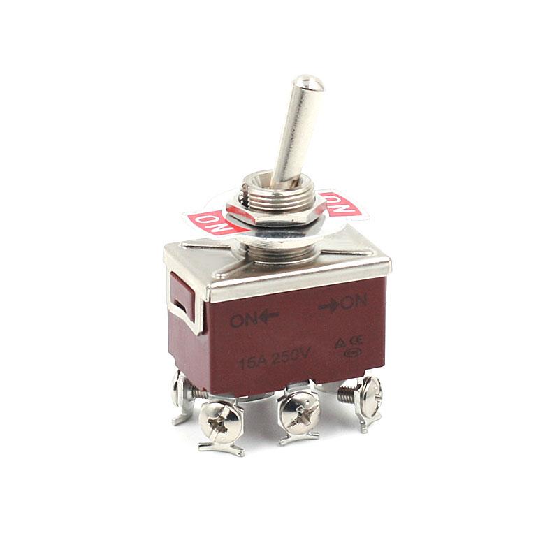 TOOWEI 12mm 6 PIN ON-ON Toggle Switch - Toggle - component2buy