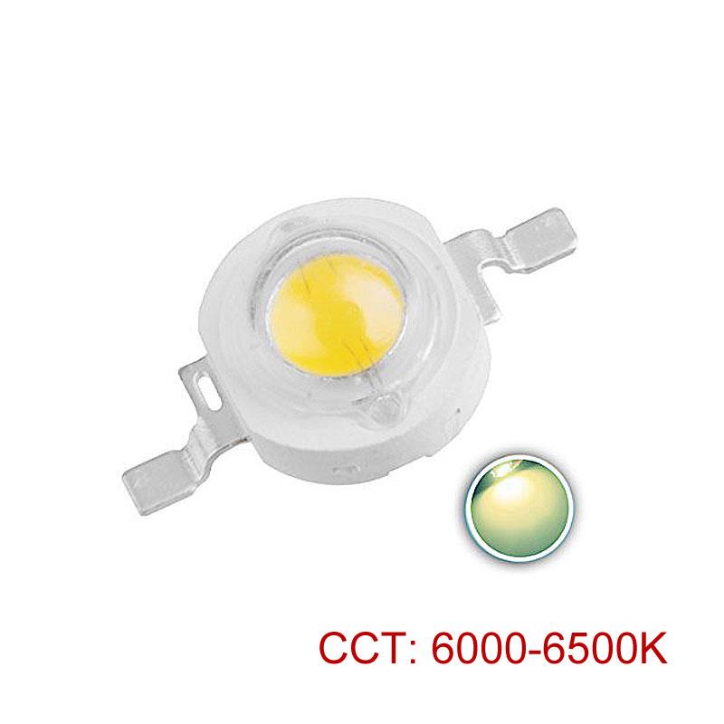 3W Power LED CCT: 6000-6500K CRI≥90 - LED Chips - component2buy